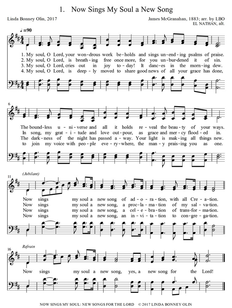 Now Sings My Soul | Linda Bonney Olin ~ Faith Songs
